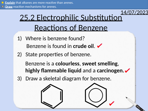 OCR A level Chemistry: Aromatic Compounds | Teaching Resources