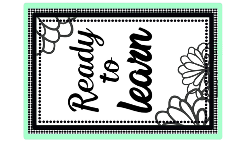 Black, white and pastel theme classroom decor display pack | Teaching ...