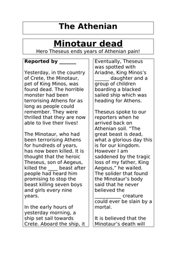 ‘Tut in Murder Mystery’ – Newspaper Report - Talk for Writing Style ...