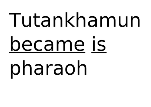 ‘Tut in Murder Mystery’ – Newspaper Report - Talk for Writing Style ...