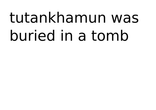 ‘Tut in Murder Mystery’ – Newspaper Report - Talk for Writing Style ...