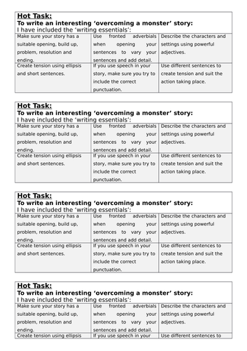 'Beowulf’ - Overcoming a Monster Story - Talk for Writing Style English ...