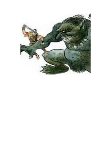 'Beowulf’ - Overcoming a Monster Story - Talk for Writing Style English ...