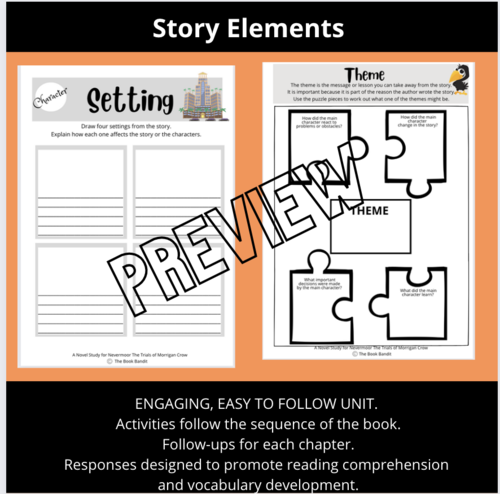 NEVERMOOR The Trials of Morrigan Crow NOVEL STUDY Literature Unit ...