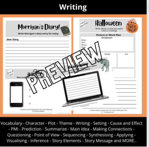 NEVERMOOR The Trials of Morrigan Crow NOVEL STUDY Literature Unit ...