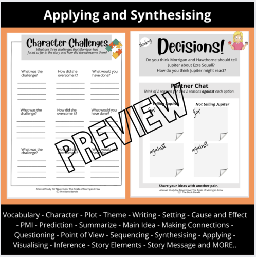NEVERMOOR The Trials of Morrigan Crow NOVEL STUDY Literature Unit ...