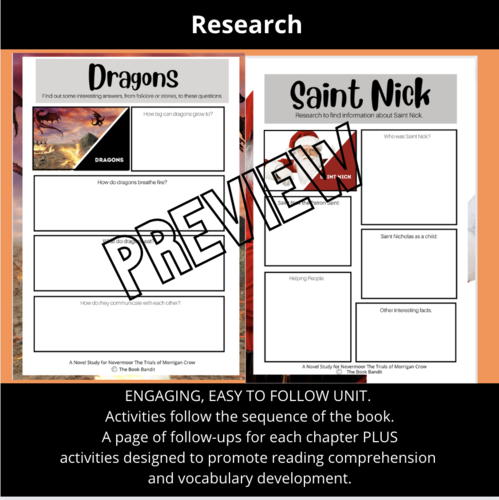 NEVERMOOR The Trials of Morrigan Crow NOVEL STUDY Literature Unit ...