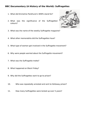 6. Who were the Suffragettes? | Teaching Resources
