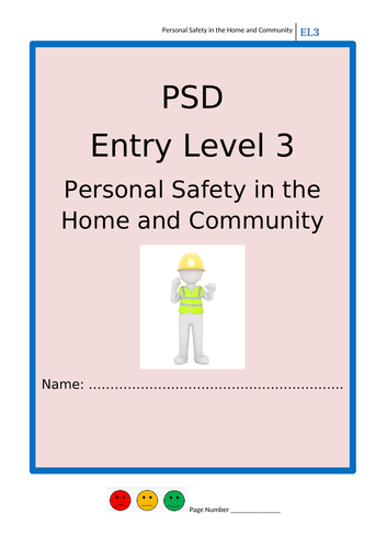 PSD Entry Level 3 Personal Safety in the Home and Community (ASDAN ...