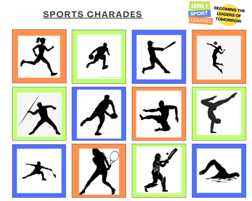 Leadership - Sports charades - Communication task sheet | Teaching ...