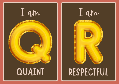 Affirmation Alphabet | Teaching Resources