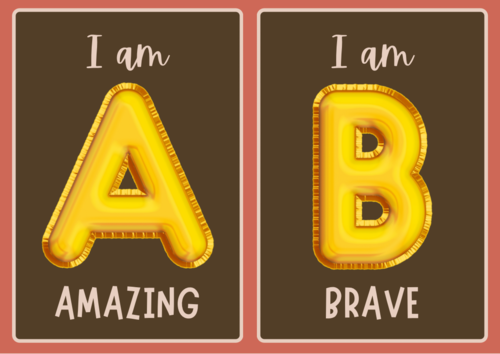 Affirmation Alphabet | Teaching Resources