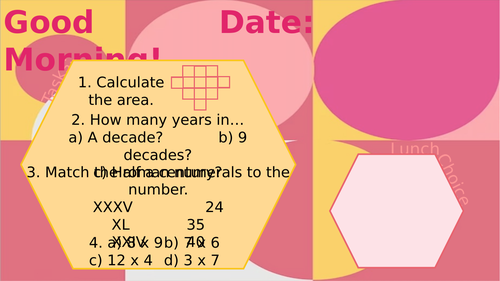 Year 4 Maths Spring 2 Morning Slides | Teaching Resources