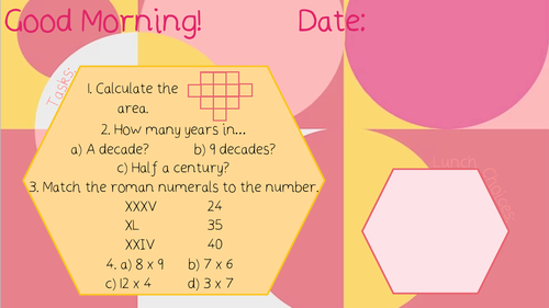 Year 4 Maths Spring 2 Morning Slides | Teaching Resources