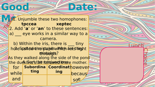 Year 4 Spring 2 SPaG Morning Slides | Teaching Resources