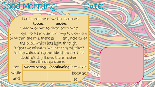 Year 4 Spring 2 SPaG Morning Slides | Teaching Resources