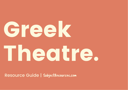 Greek Theatre Drama Resource Pack | Teaching Resources