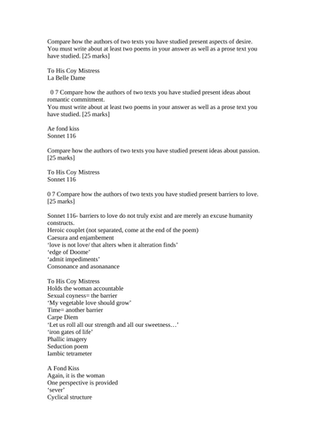 A* notes comparing Gatsby and the Poetry anthology | Teaching Resources