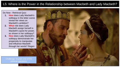 Macbeth Lady Macbeth Power | Teaching Resources