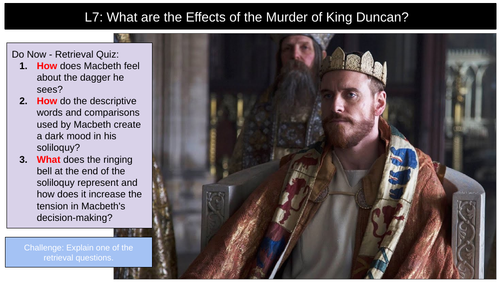 King Duncan Effects Murder | Teaching Resources