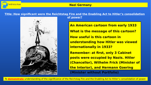 IB History - The Reichstag Fire and the Enabling Act | Teaching Resources