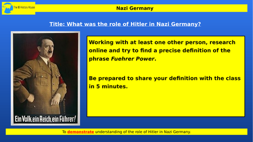 IB History - The Nature of the Nazi State | Teaching Resources