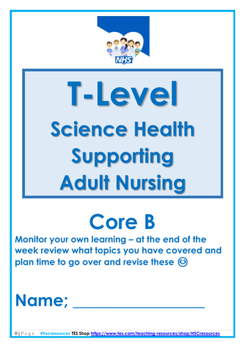 T-Level Health Transition pack - summer tasks and preparing for ...