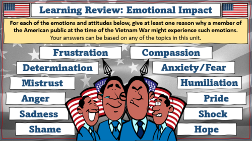 Impact of Vietnam War on USA -USA Conflict Home & Abroad - GCSE Edexcel ...