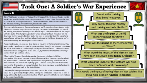 Impact of Vietnam War on USA -USA Conflict Home & Abroad - GCSE Edexcel ...