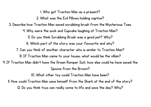 Traction Man Reading/writing resources (Y1) | Teaching Resources