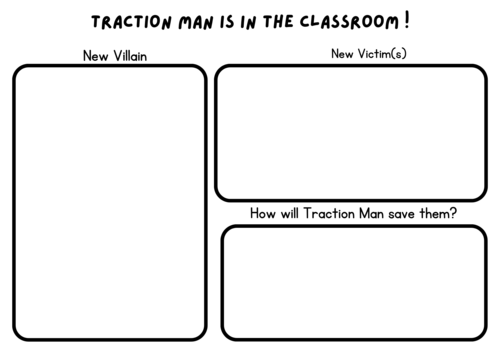 Traction Man Reading/writing resources (Y1) | Teaching Resources