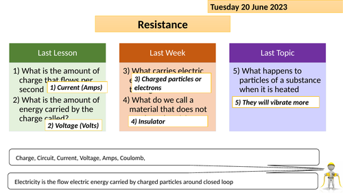 9-1 Electricity topic EdExcel Combined Science | Teaching Resources