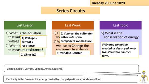 9-1 Electricity topic EdExcel Combined Science | Teaching Resources