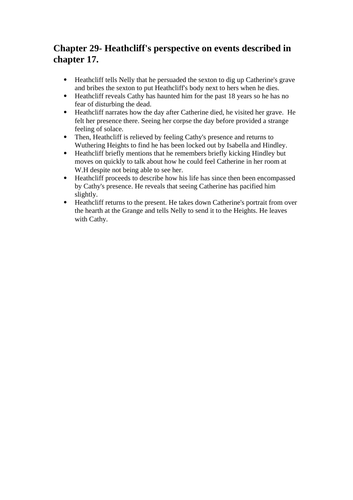 A* Wuthering Heights notes (AQA, Alevel) | Teaching Resources