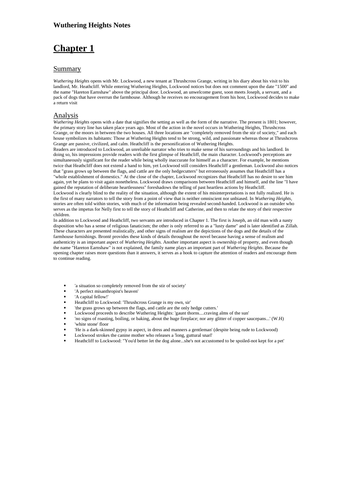 A* Wuthering Heights notes (AQA, Alevel) | Teaching Resources
