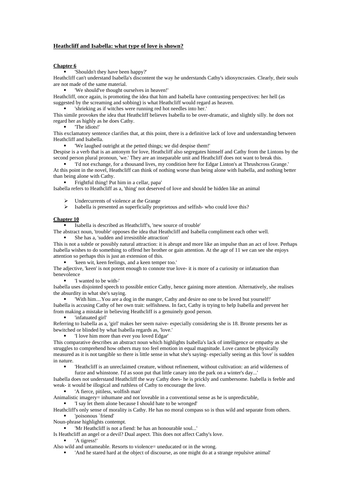 A* Wuthering Heights notes (AQA, Alevel) | Teaching Resources