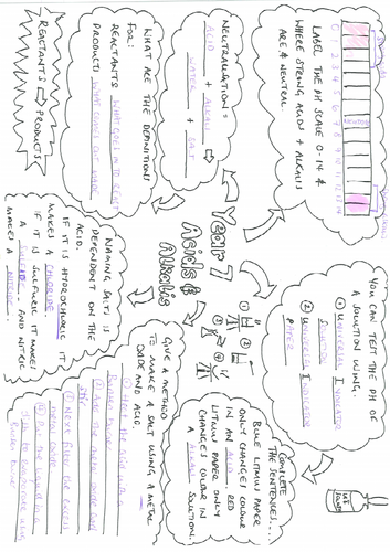 Year 7 Science Revision Sheets Bundle | Teaching Resources