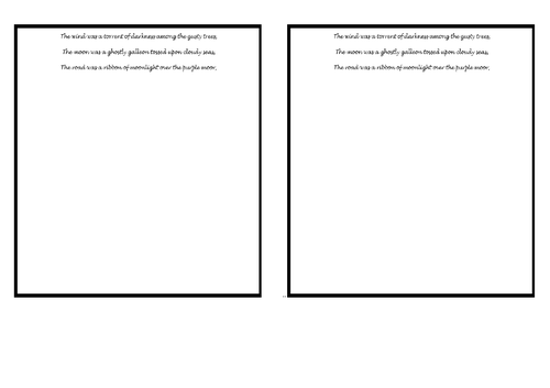 The Highwayman by Alfred Noyes Poetry Unit | Teaching Resources