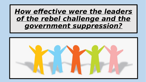 Tudor Rebellions DS2: How effective were the rebel and government ...