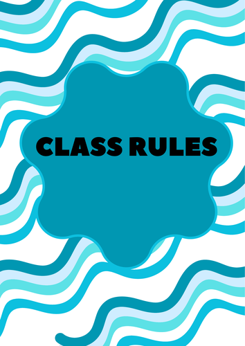 Class rules Poster | Teaching Resources