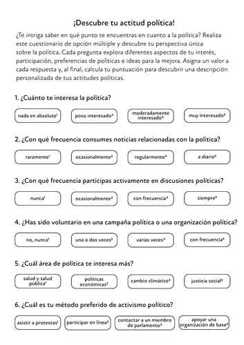 Young people's attitudes towards politics buzzfeed style questionnaire ...