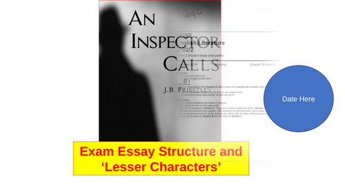 An Inspector Calls Essay Structure and 'Lesser Characters' | Teaching ...