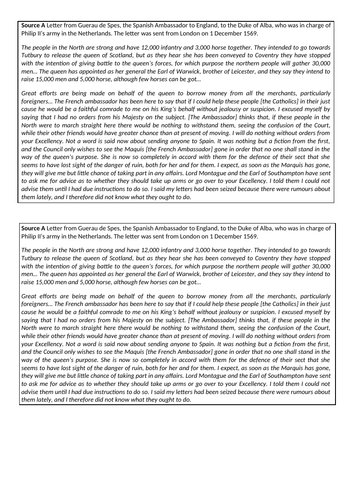 Tudor Rebellions DS4: Why did the Northern Rising fail? | Teaching ...