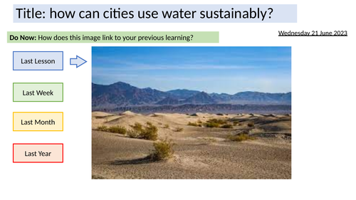 Sustainable cities lessons | Teaching Resources