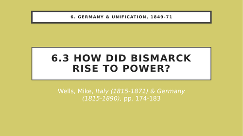 [GERMANY] IB History HL Paper 3 Italy (1815–1871) and Germany (1815 ...