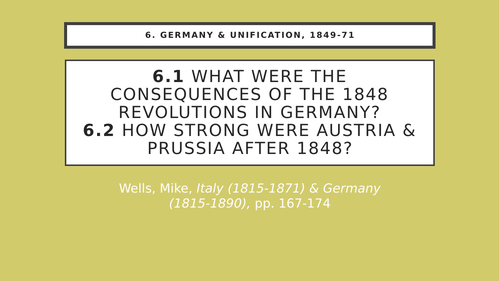[GERMANY] IB History HL Paper 3 Italy (1815–1871) and Germany (1815 ...
