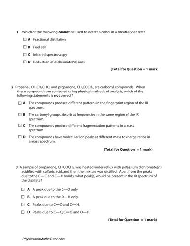 OCR A level Chemistry 4.2.8 Infrared Spectroscopy | Teaching Resources OCR A level Chemistry 4.2.8 Infrared Spectroscopy | Teaching Resources