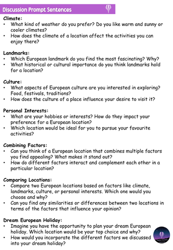 Explore Europe – Geography Lesson (KS2/KS3) | Culture, Climate ...