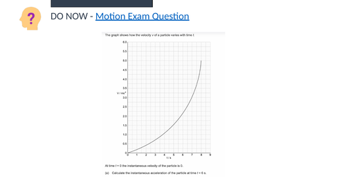 New IB Physics topic A1 Kinematics | Teaching Resources