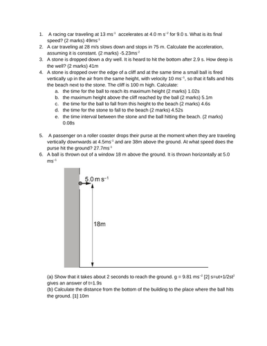New IB Physics topic A1 Kinematics | Teaching Resources New IB Physics topic A1 Kinematics | Teaching Resources